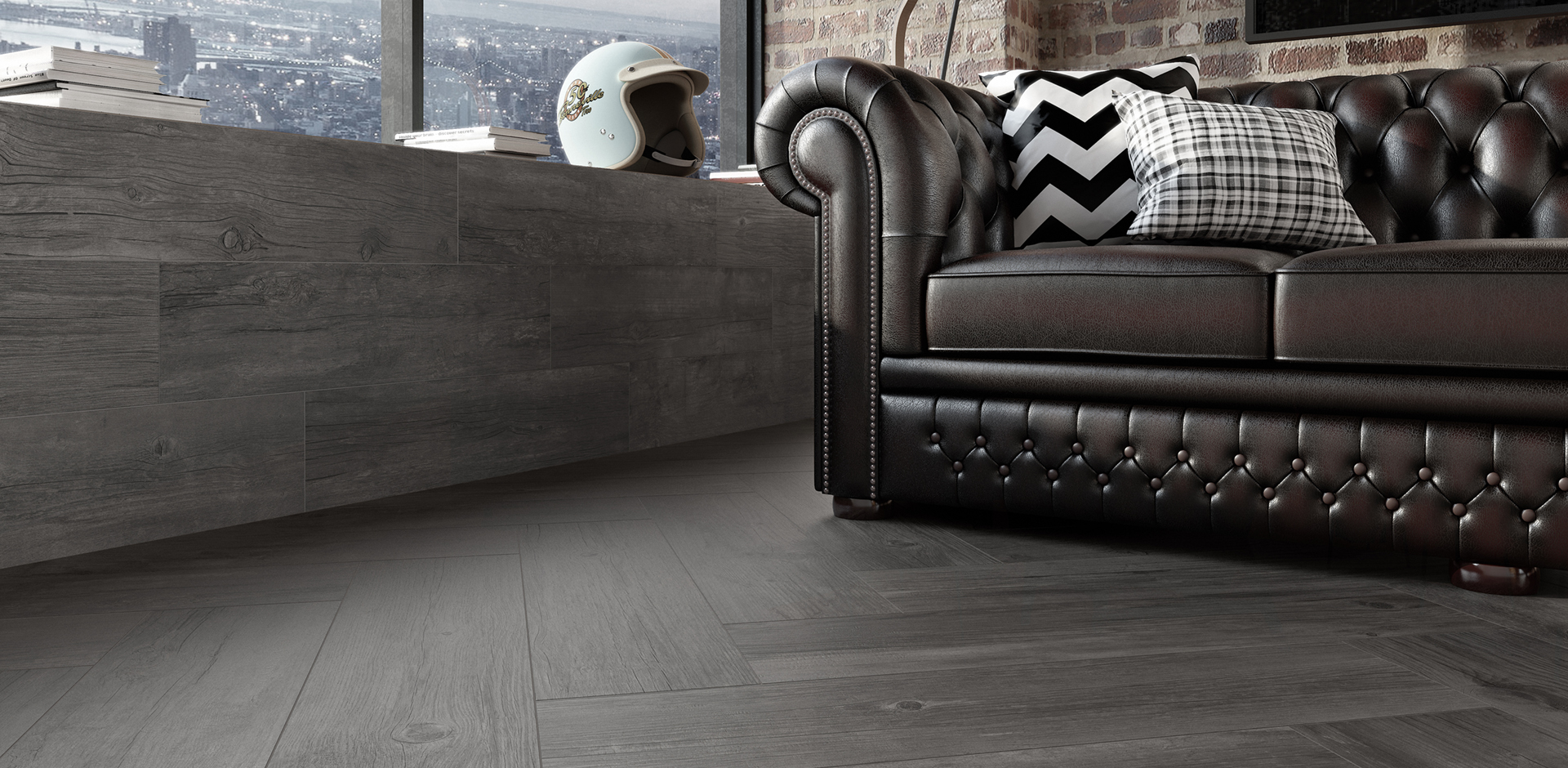 💎Powder Concrete 9x36 Porcelain Tile 🏷 | The Flooring District