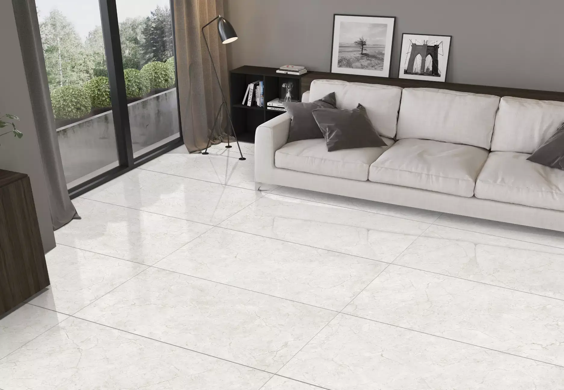 💎Crema Marfil Beige 24x48 Stone Look Porcelain Tile 🏷 | The Flooring ...