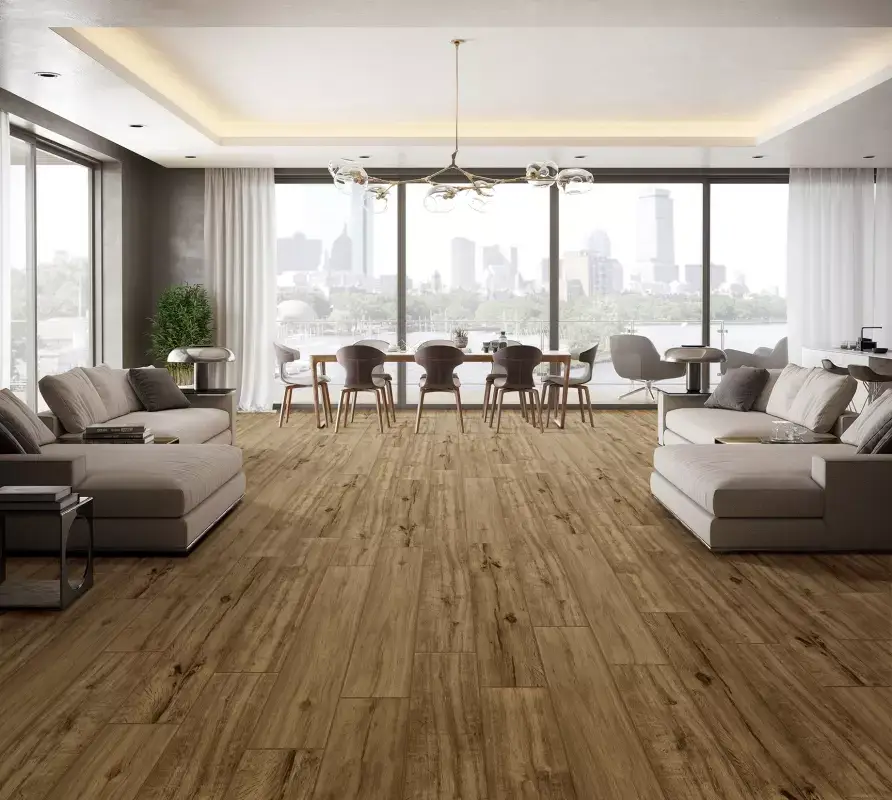 💎Wild Taupe Porcelain Wood Plank Tile 🏷 | The Flooring District