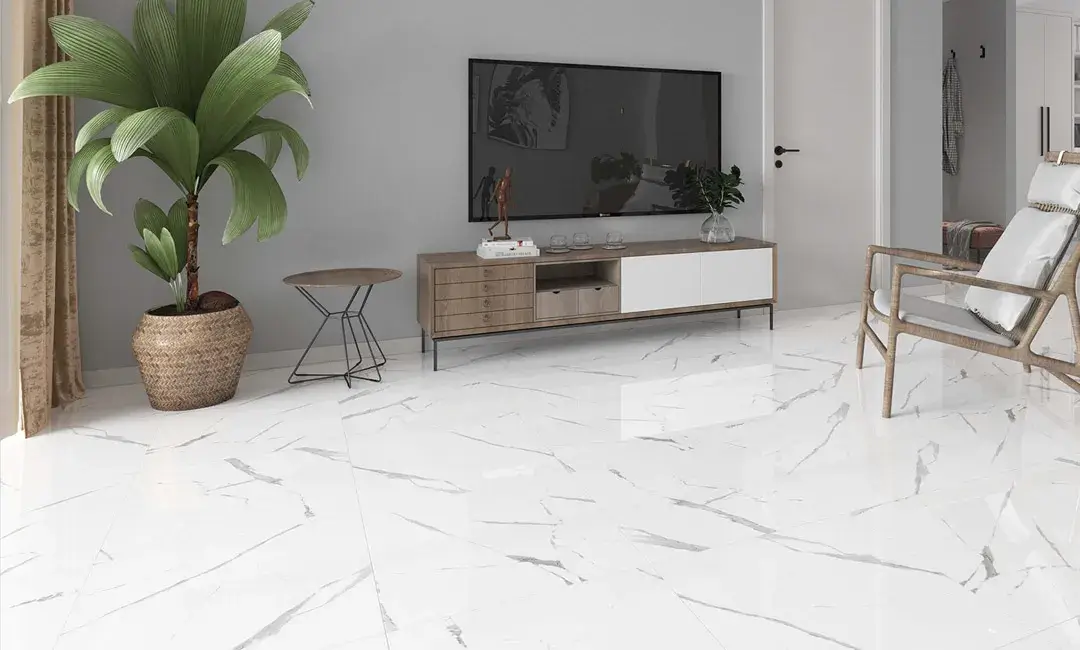 💎Statuario One Marble Porcelain Tile 32"X32" 🏷 | The Flooring District