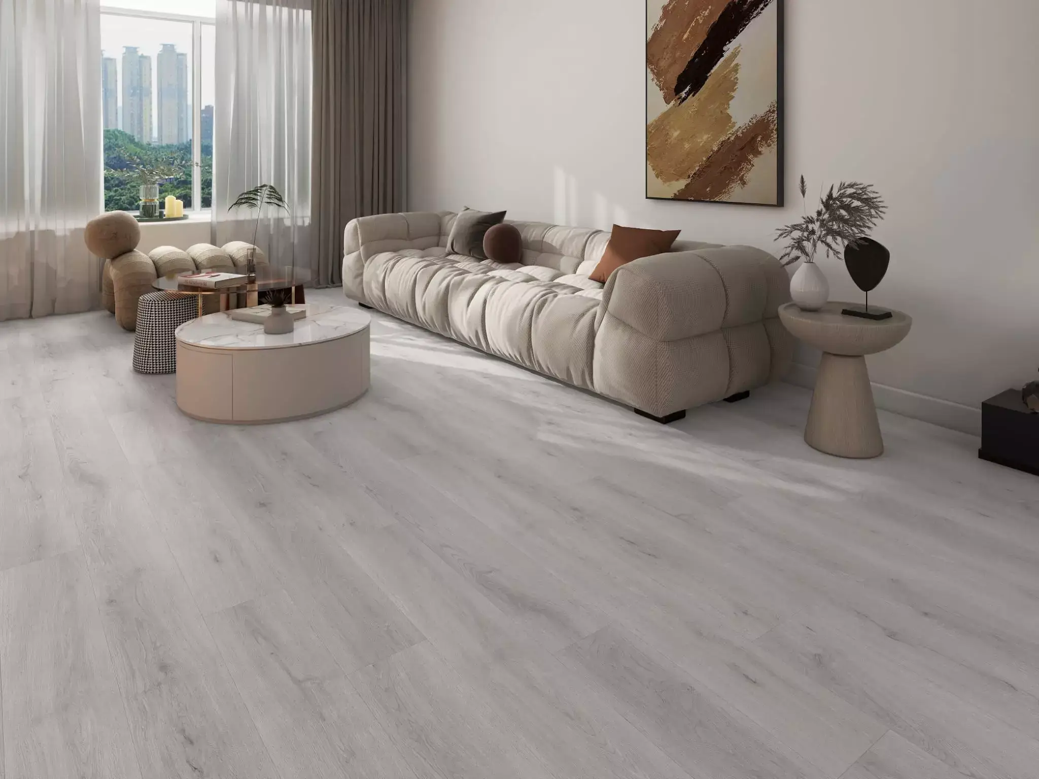 💎Mist Oak SPC Luxury Vinyl Flooring 🏷 | The Flooring District